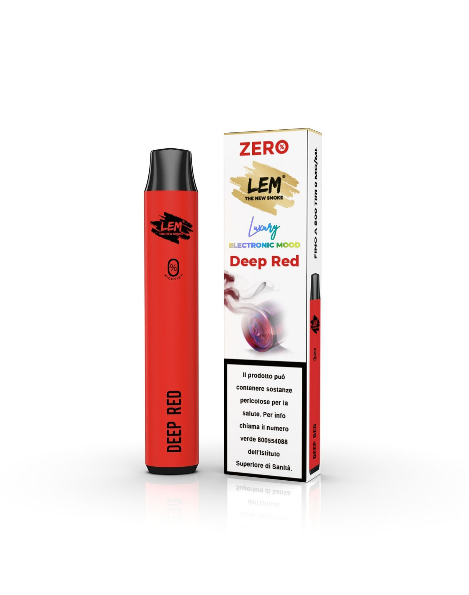 LEM Deep Red 0 | Sigaretta Elettronica Senza Nicotina