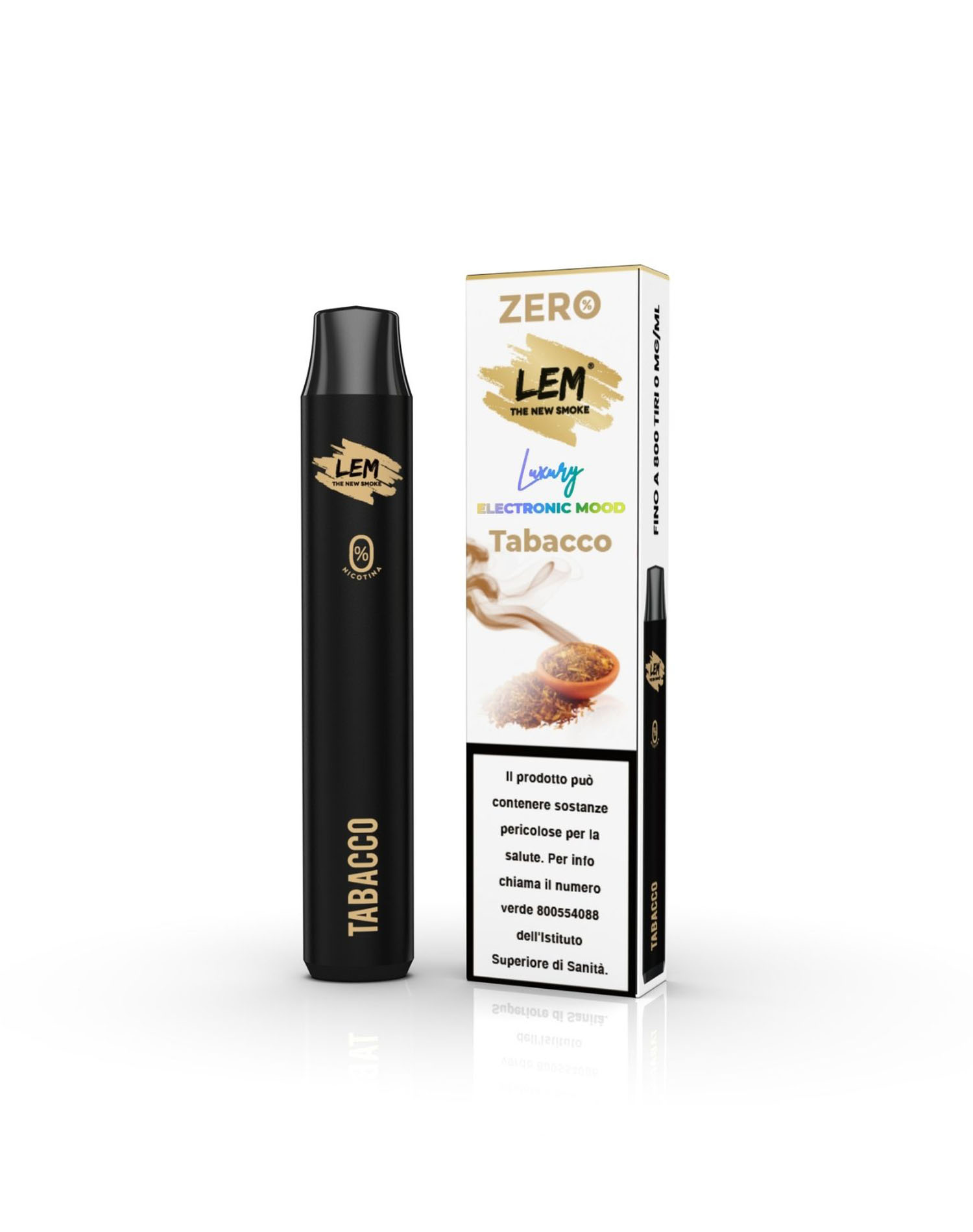 LEM Tabacco 0 | Sigaretta Elettronica Senza Nicotina